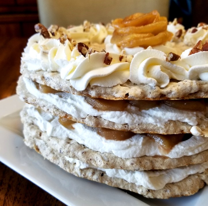 Brown Sugar, Pecan, and Apple Dacquoise – Pam's Kitchen