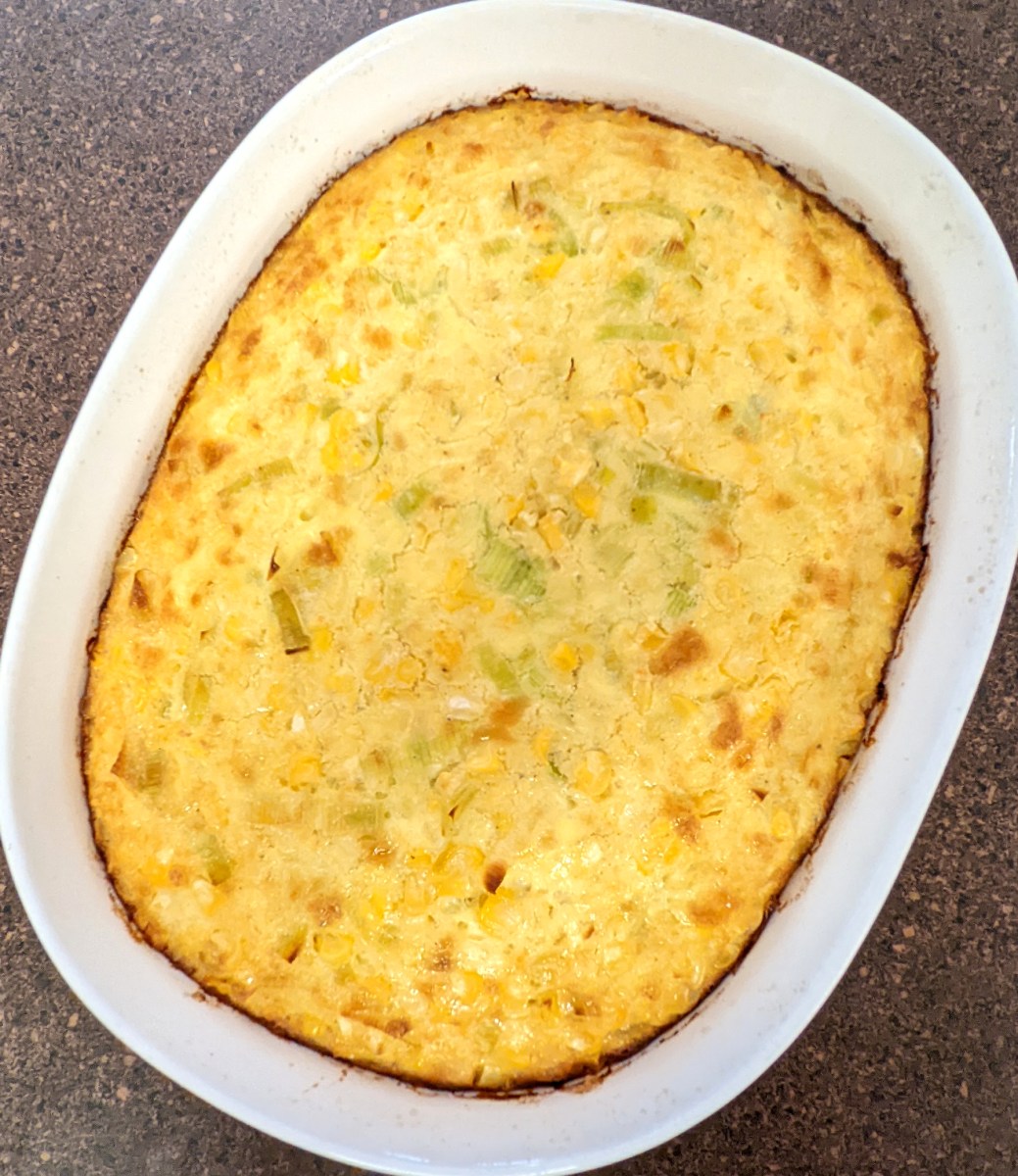 Corn and Leek Pudding – Pam's Kitchen
